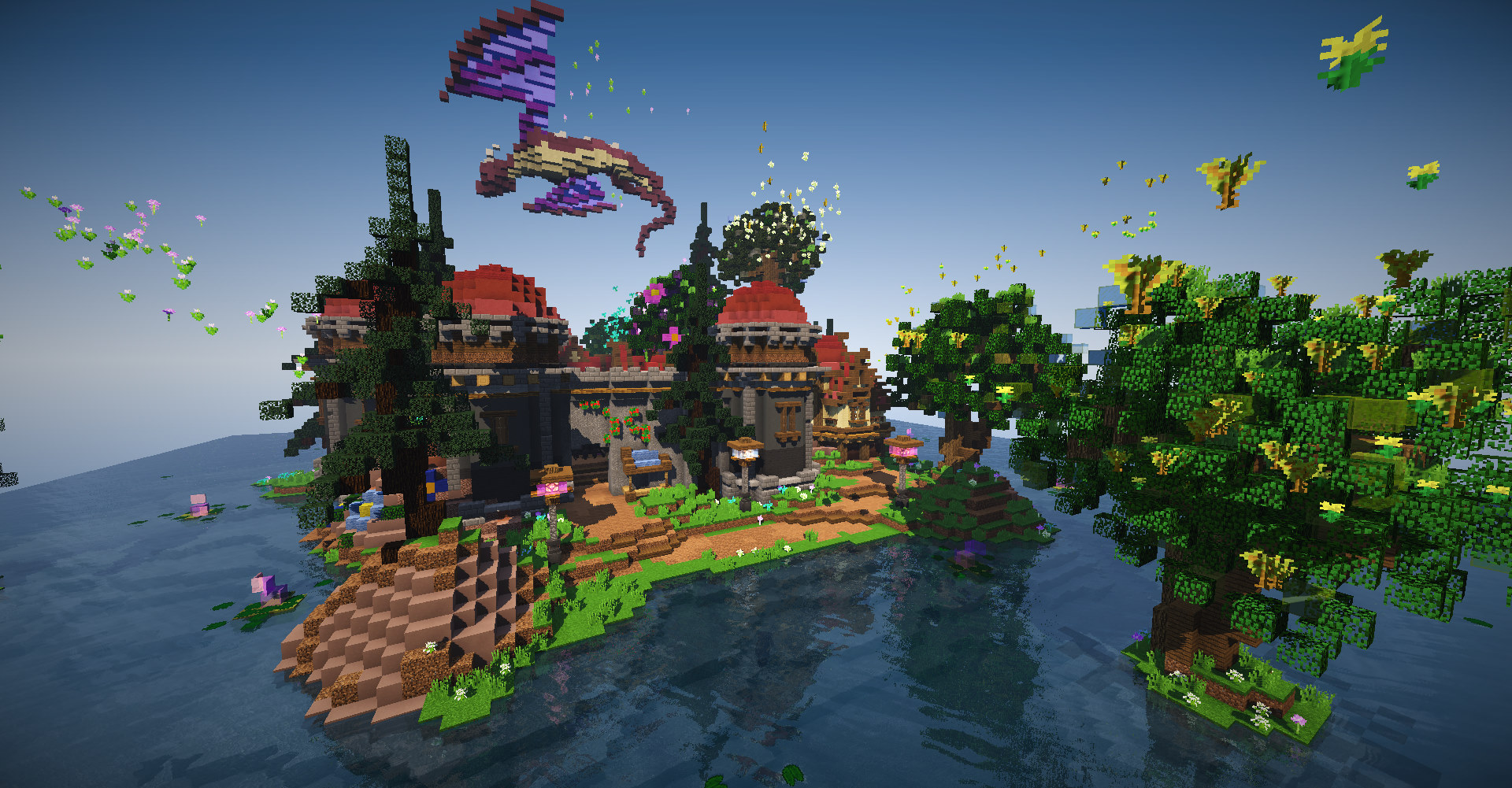 Spawn - 4x Tiny Island Seasonal Villages | Chunkfactory